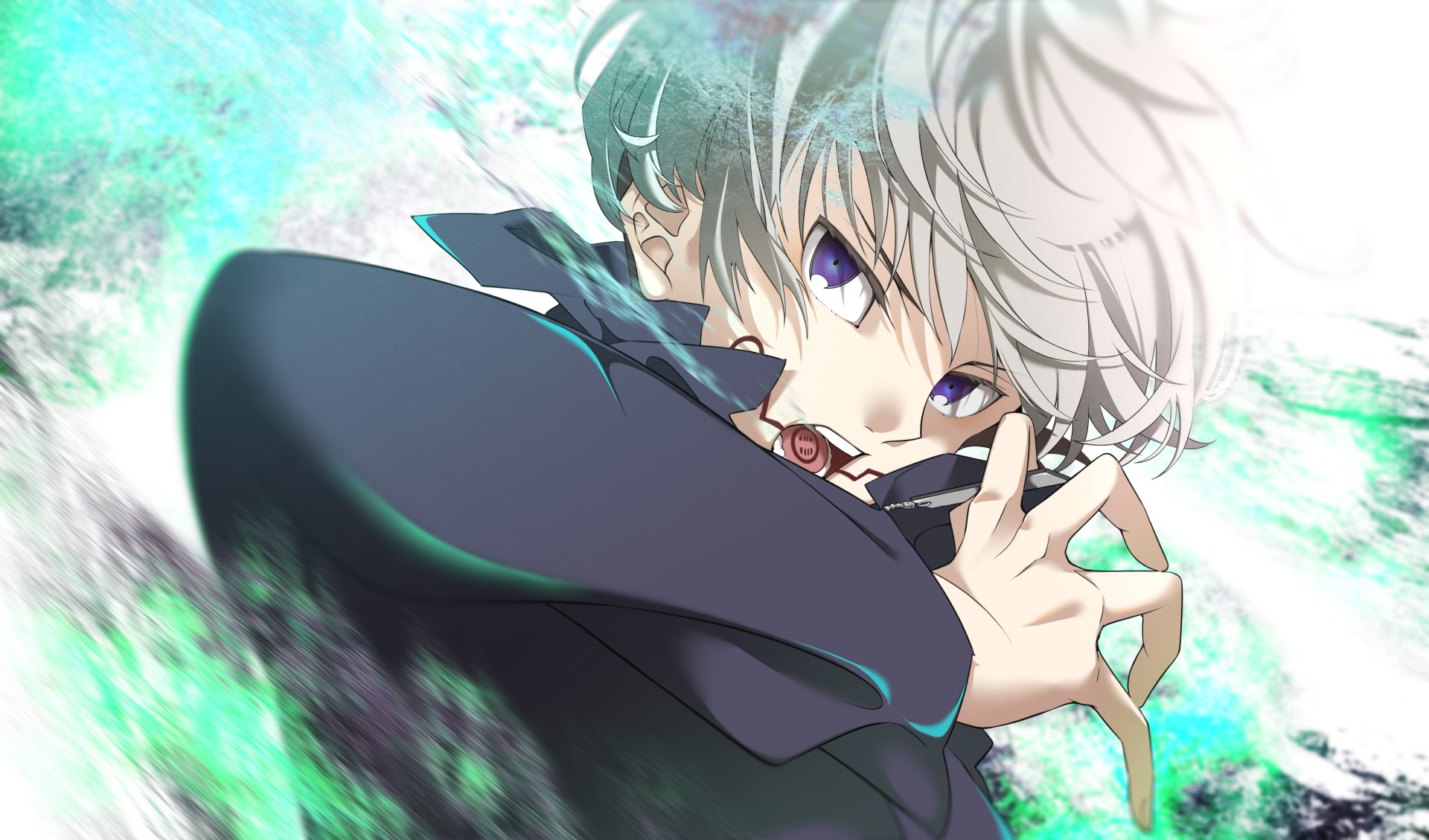 Download Blue Eyes White Hair Toge Inumaki Anime Jujutsu Kaisen HD ...