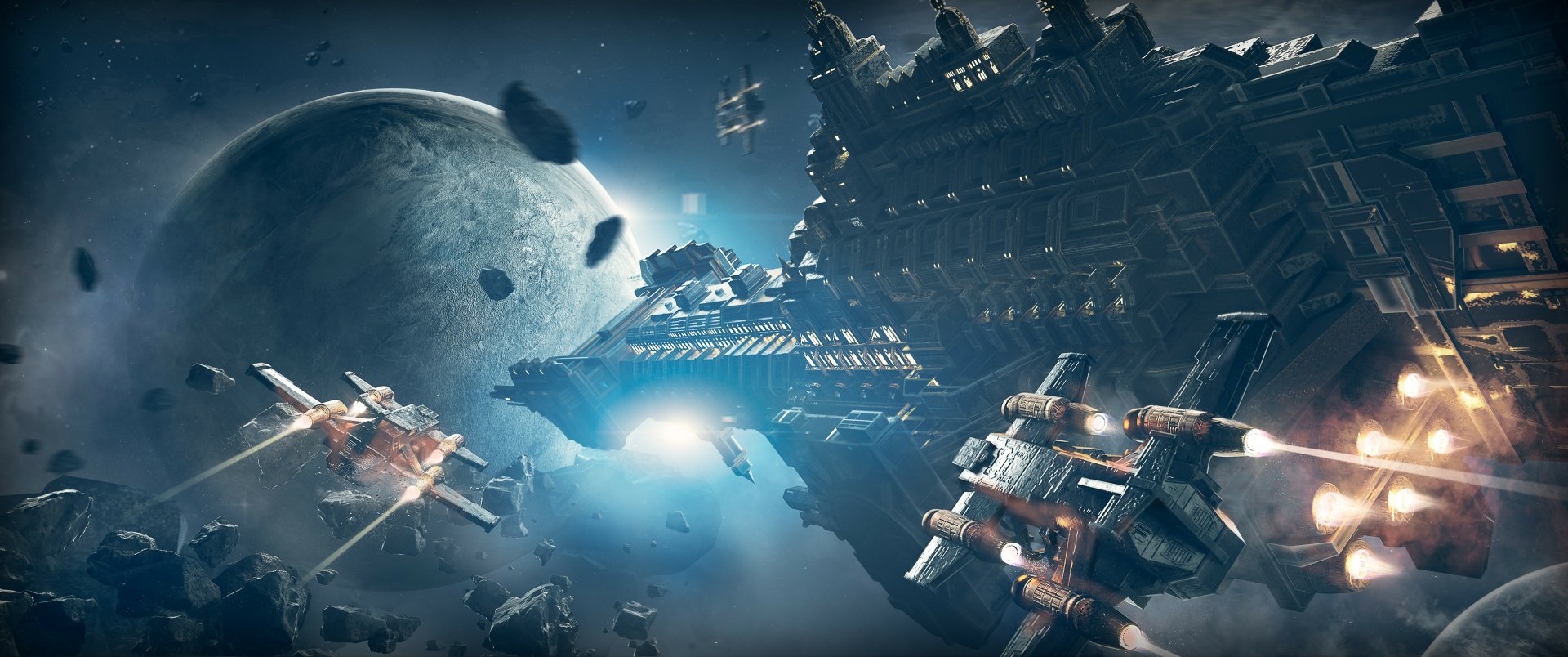 Warhammer Void Armada | Starforge 2K Wallpaper | Quad-HD Fleetbreak