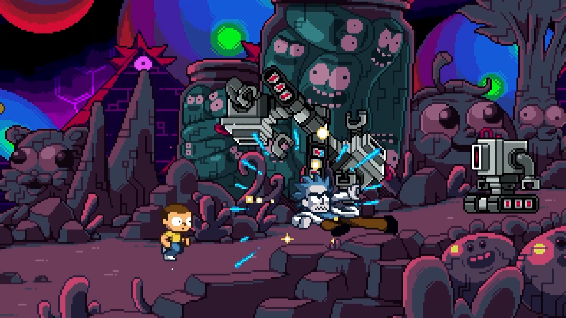 Download Pixel Art Morty Smith Rick Sanchez TV Show Rick And Morty HD ...