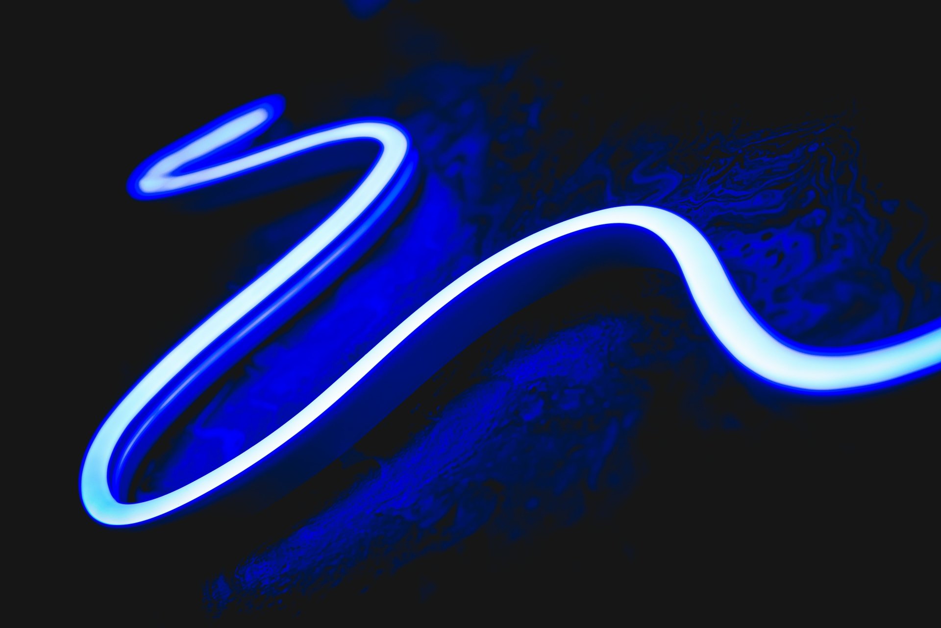 Download Blue Artistic Neon 4k Ultra HD Wallpaper by Max Kleinen