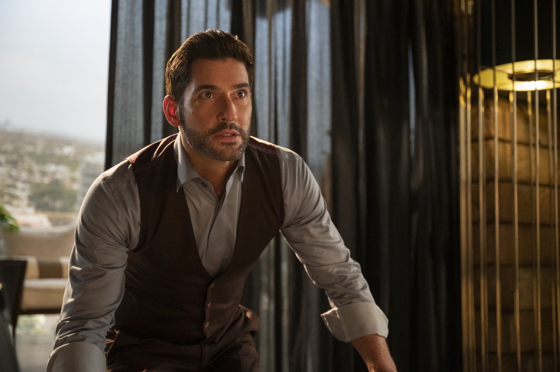 Download Tom Ellis Lucifer Morningstar TV Show Lucifer HD Wallpaper