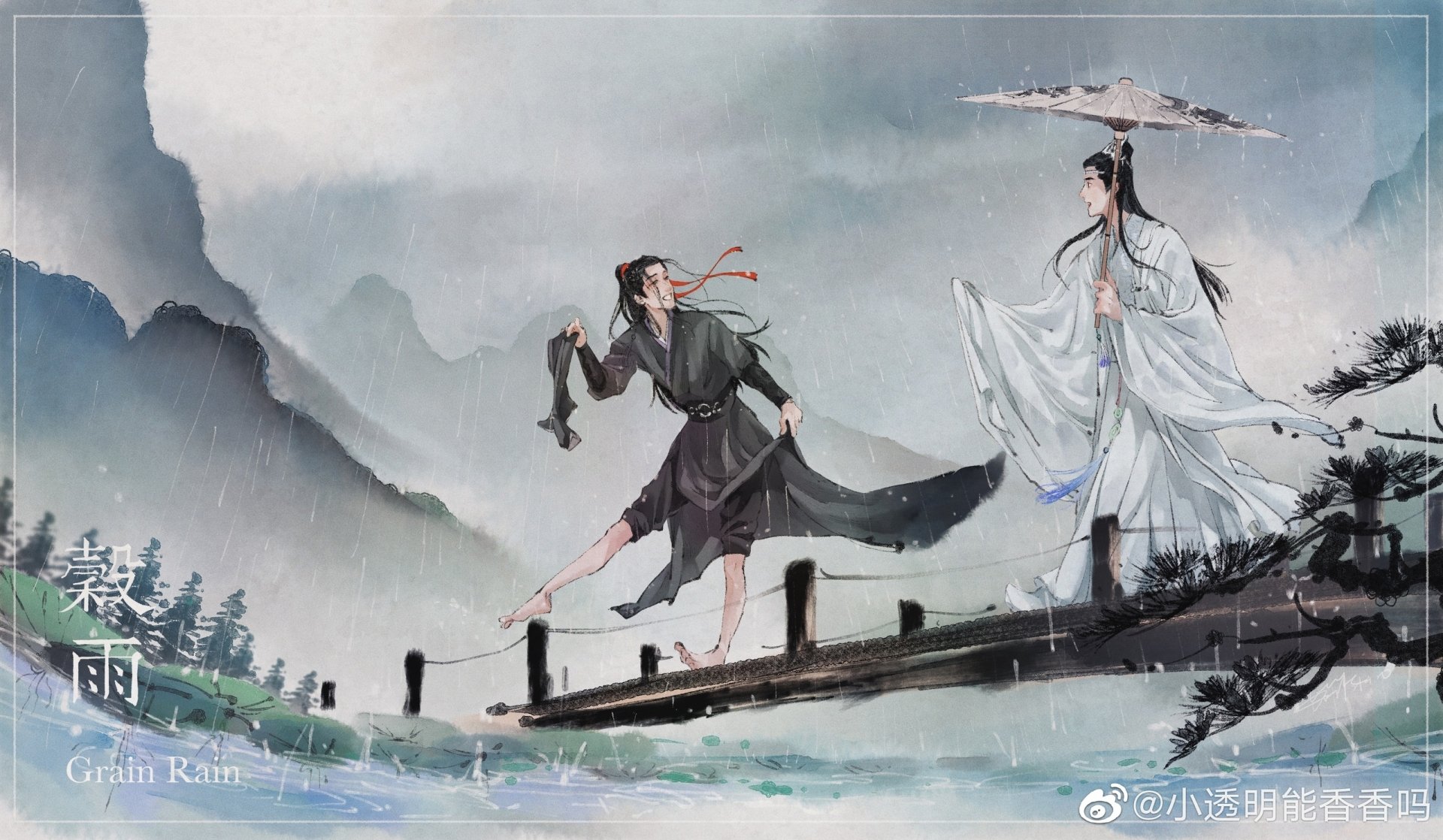 Download Lan Wangji Wei Wuxian Anime Mo Dao Zu Shi HD Wallpaper ...