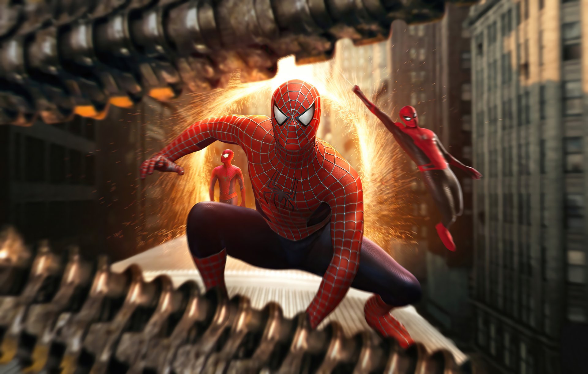 Spider-Man: No Way Home – Epic 4K Ultra HD Superhero Wallpaper by MizuriAU