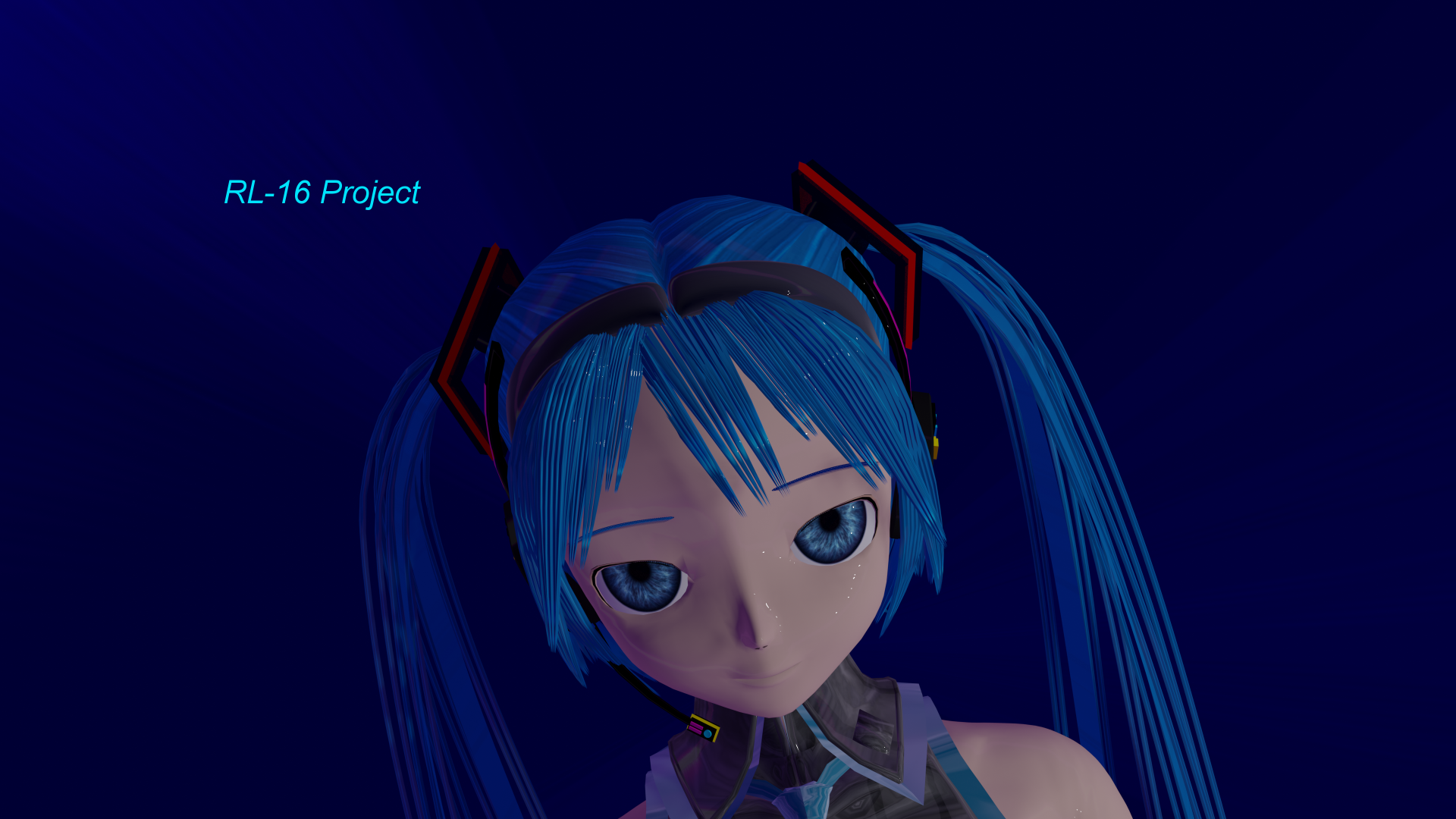 Hatsune Miku Blender Miku Eyes by RL-16 Project