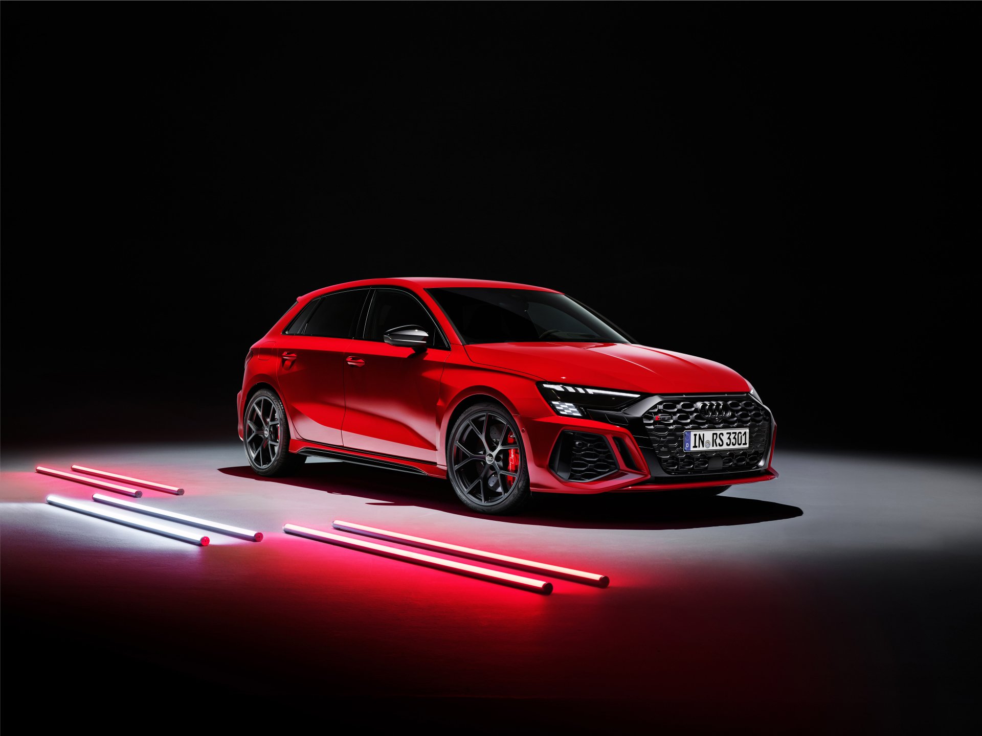 Download Vehicle Audi RS3 Sportback 8k Ultra HD Wallpaper