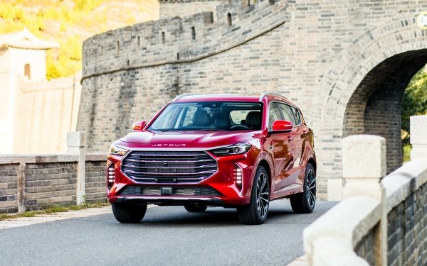 Red Jetour X70 Coupe 4k Ultra HD Wallpaper | Background Image | 6720x4480