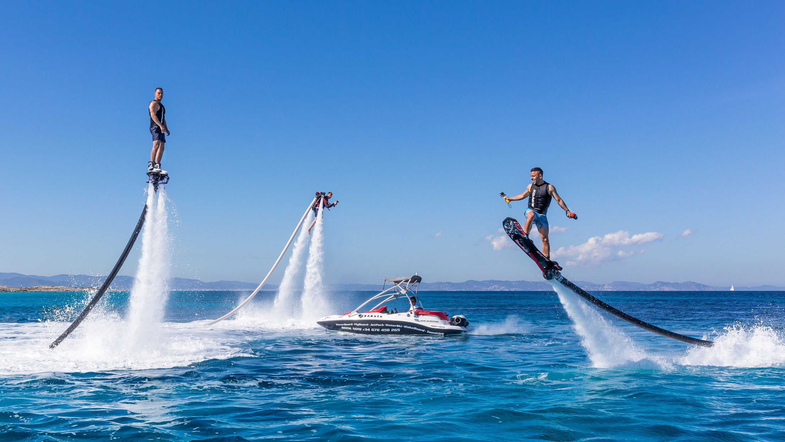 Exhilarating Flyboard Acrobatics HD Wallpaper
