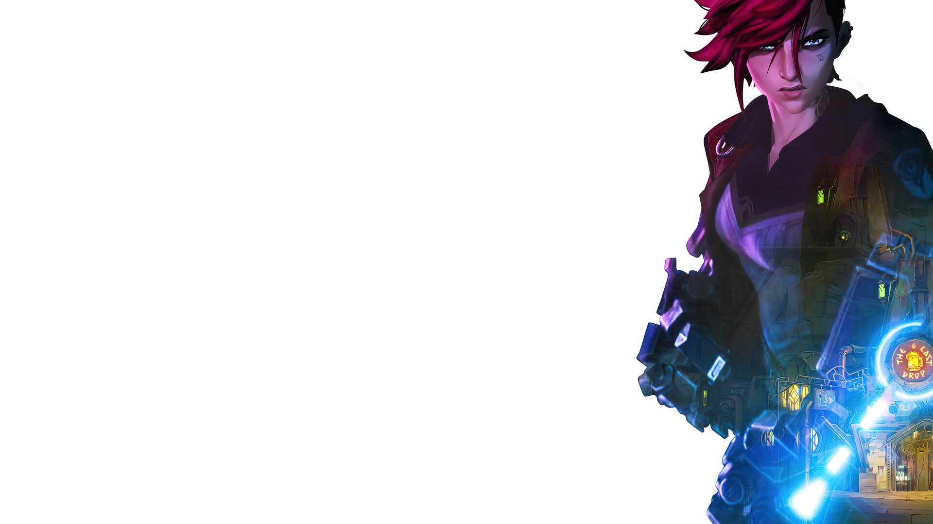 VI from Arcane | HD League of Legends TV Show Wallpaper