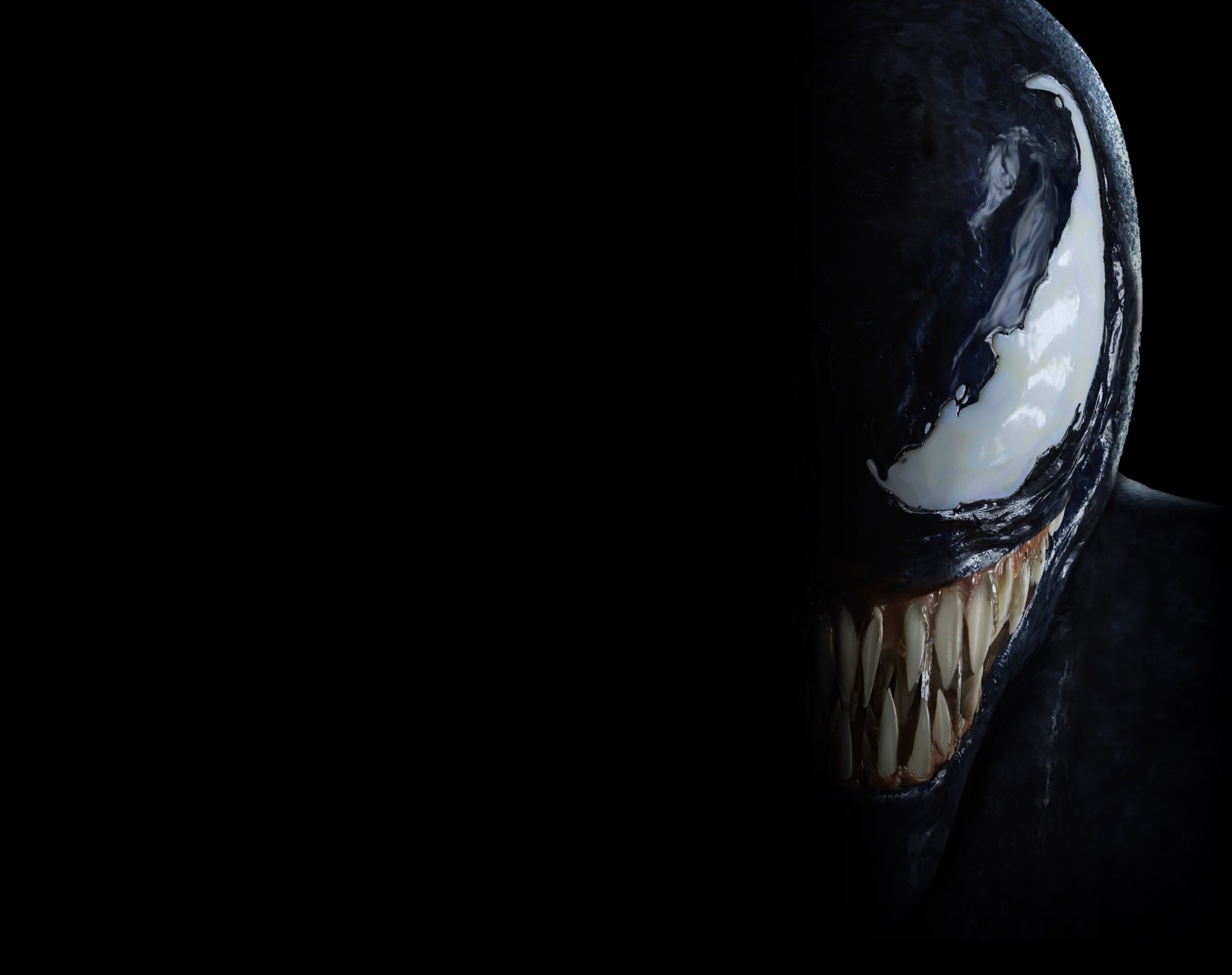 Venom Movie HD Wallpaper - Dark Symbiote Power Unleashed