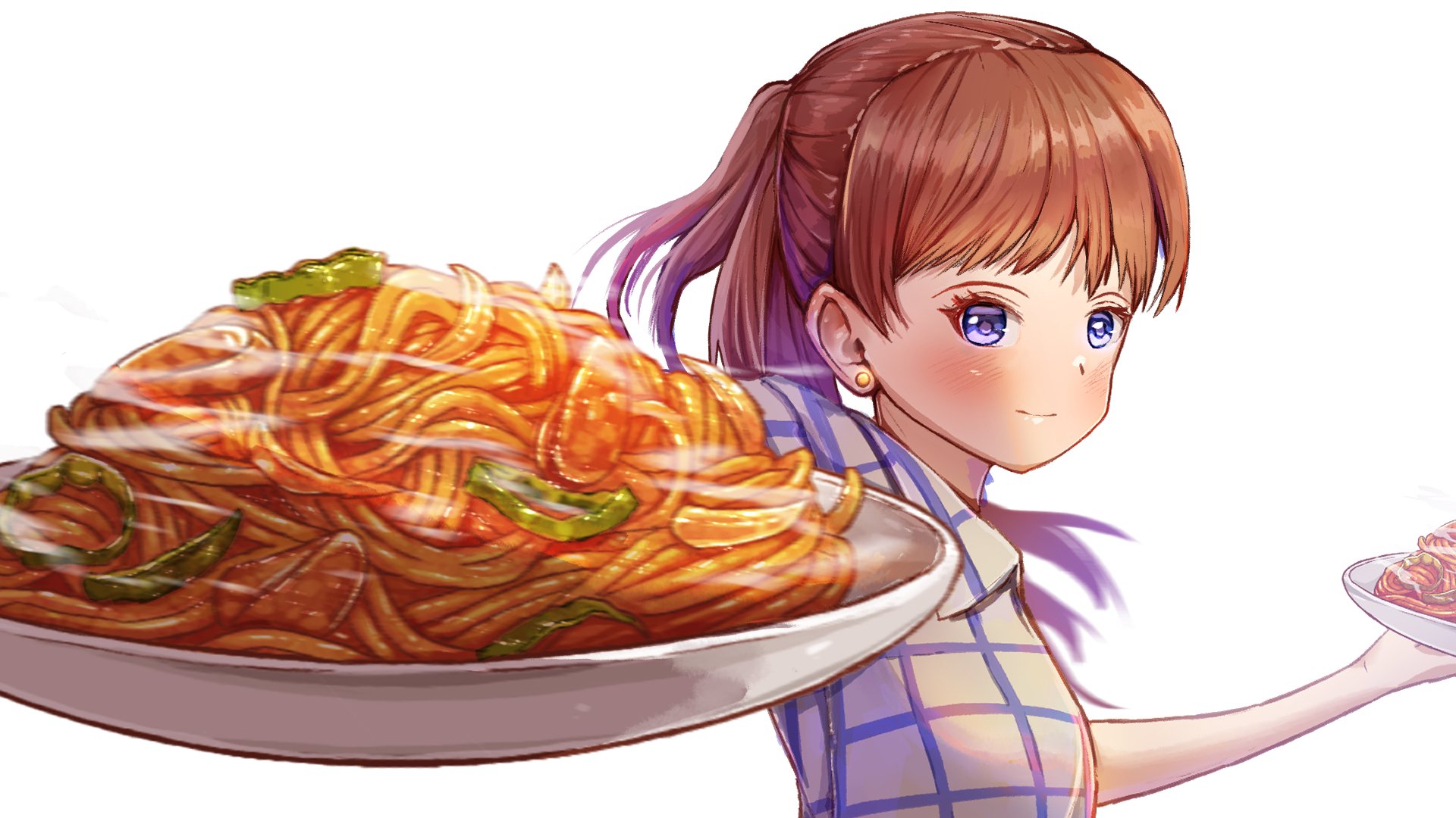 Download Pasta Anime Girl Anime Girl HD Wallpaper