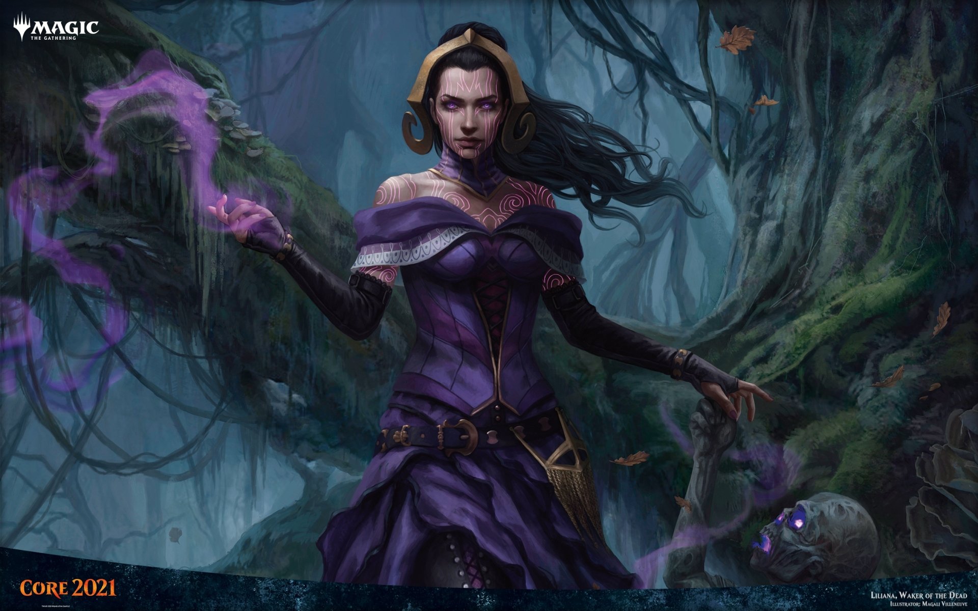 Download Liliana Vess Necromancer Man Made Magic: The Gathering HD ...