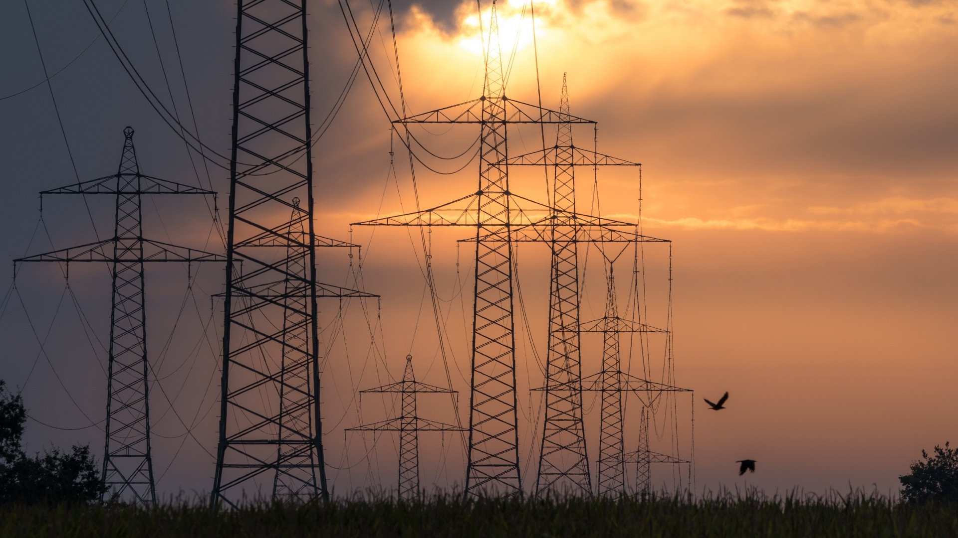 Download Man Made Power Line 4k Ultra HD Wallpaper