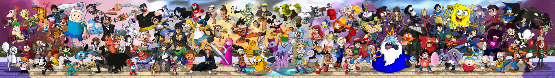 Download Video Game Crossover HD Wallpaper by finnjr63