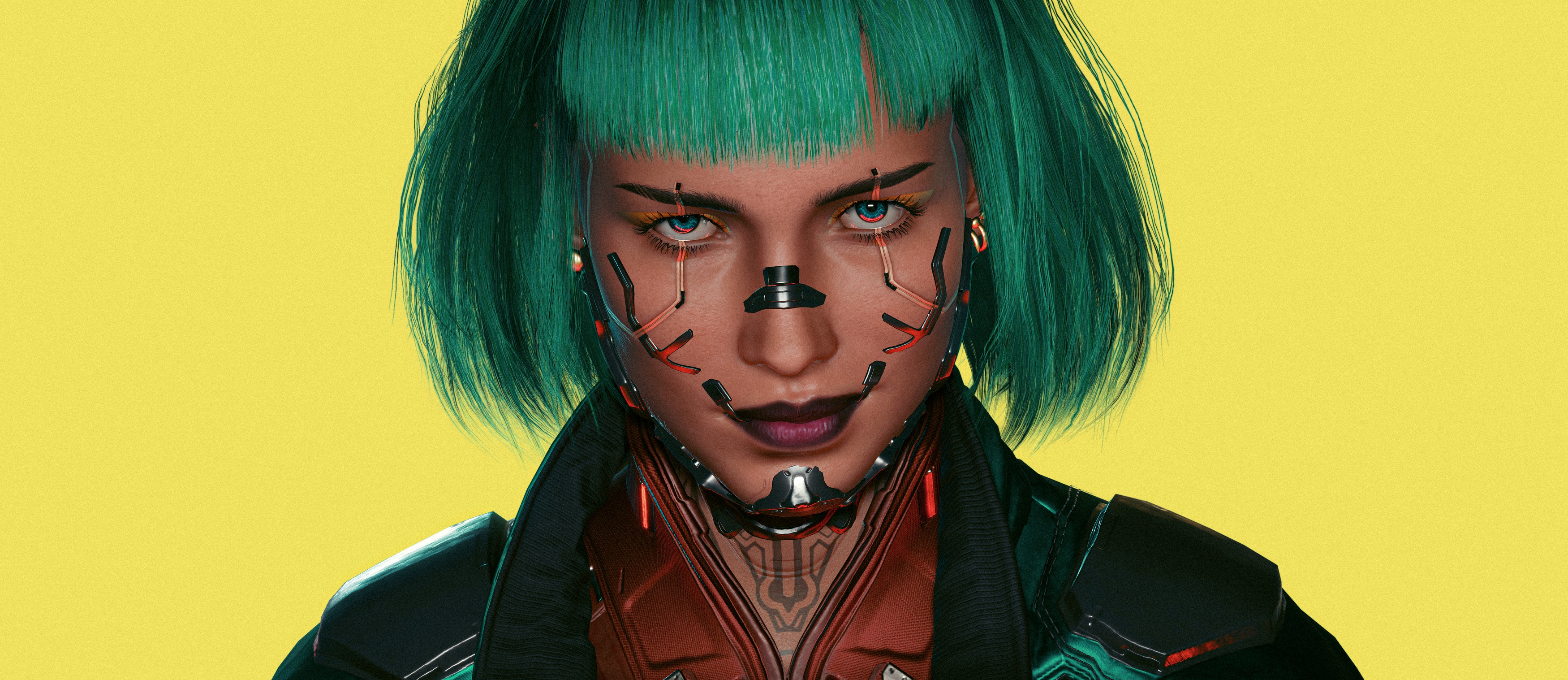 Cyberpunk Face Wallpaper Cyberpunk 2077 Custom Portrait, Videogame