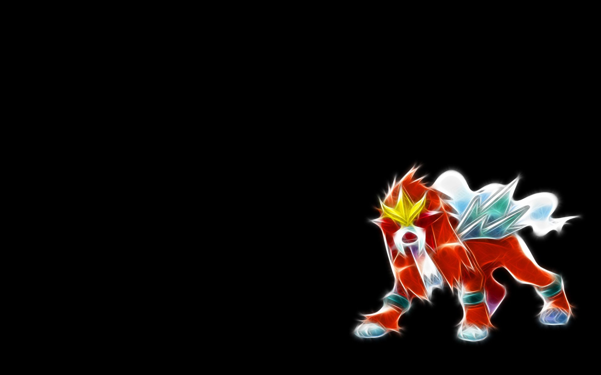 Entei: Legendary Fire Pokémon HD Wallpaper