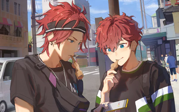 Download Rinne Amagi Hiiro Amagi Video Game Ensemble Stars! HD Wallpaper