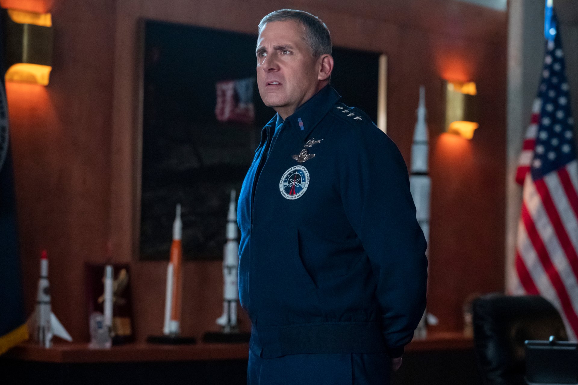 Download Steve Carell Mark R. Naird TV Show Space Force HD Wallpaper