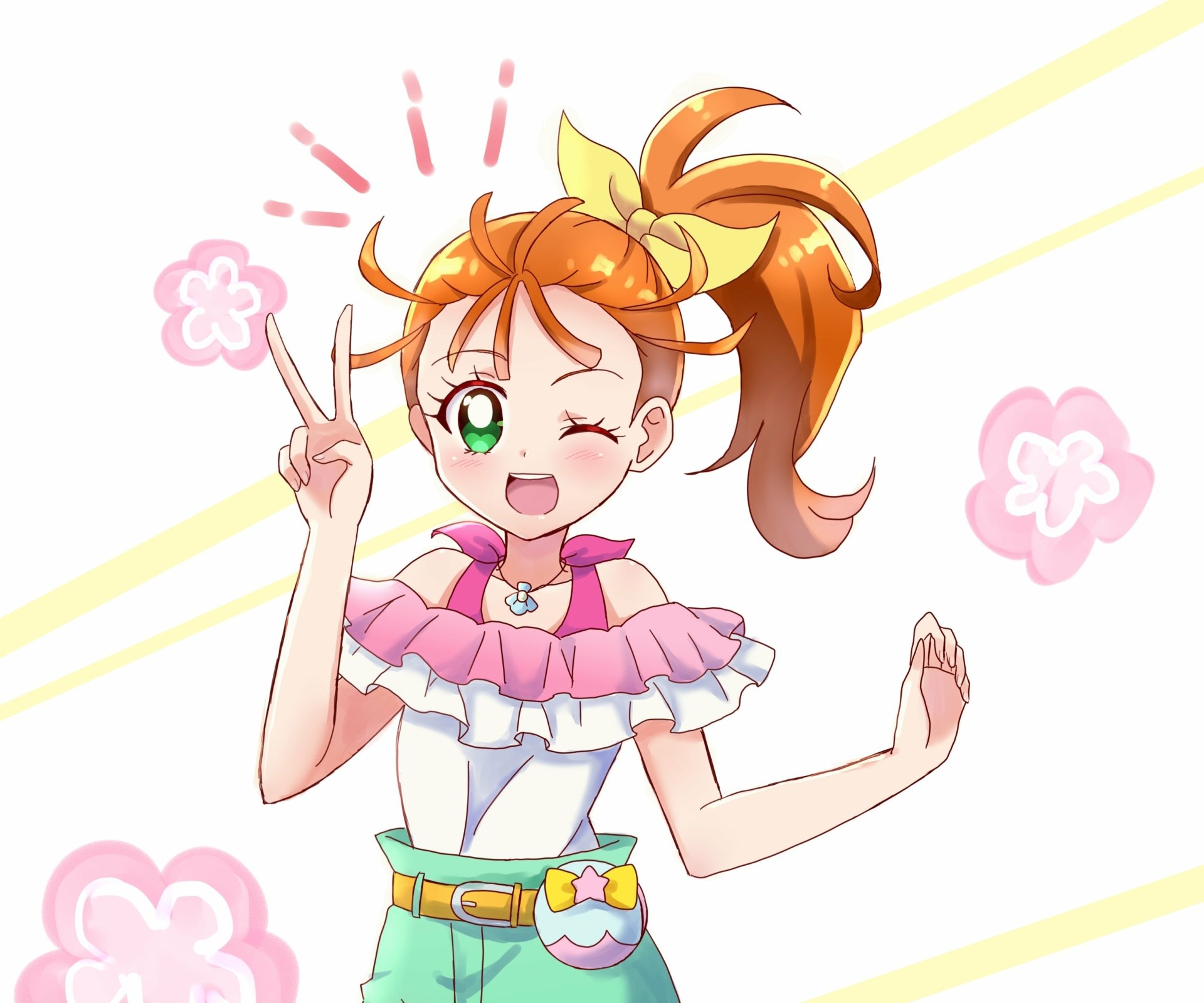 Download Manatsu Natsumi Anime Tropical-Rouge! Pretty Cure HD Wallpaper