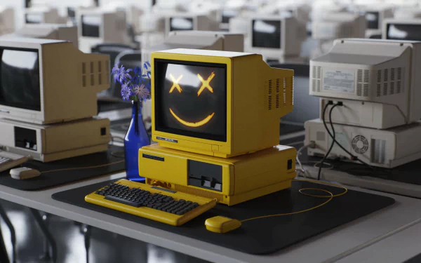 Reviving Retro Code: 4K Ultra HD Programming Wallpaper by QuantumCurator