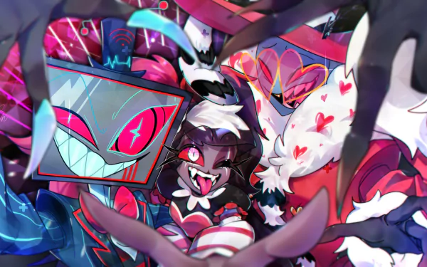 Hazbin Hotel Vox Character HD Desktop Wallpaper