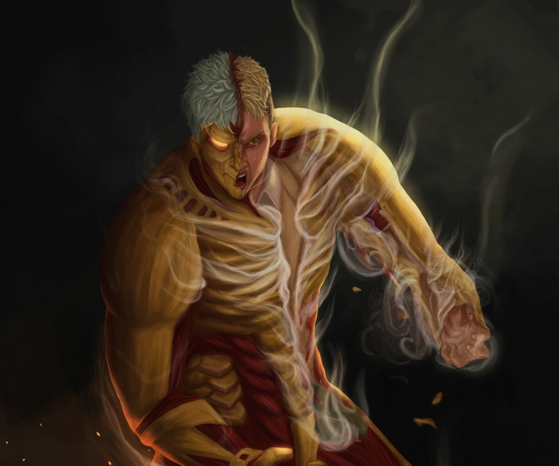 Download Reiner Braun Armored Titan Anime Attack On Titan HD Wallpaper ...