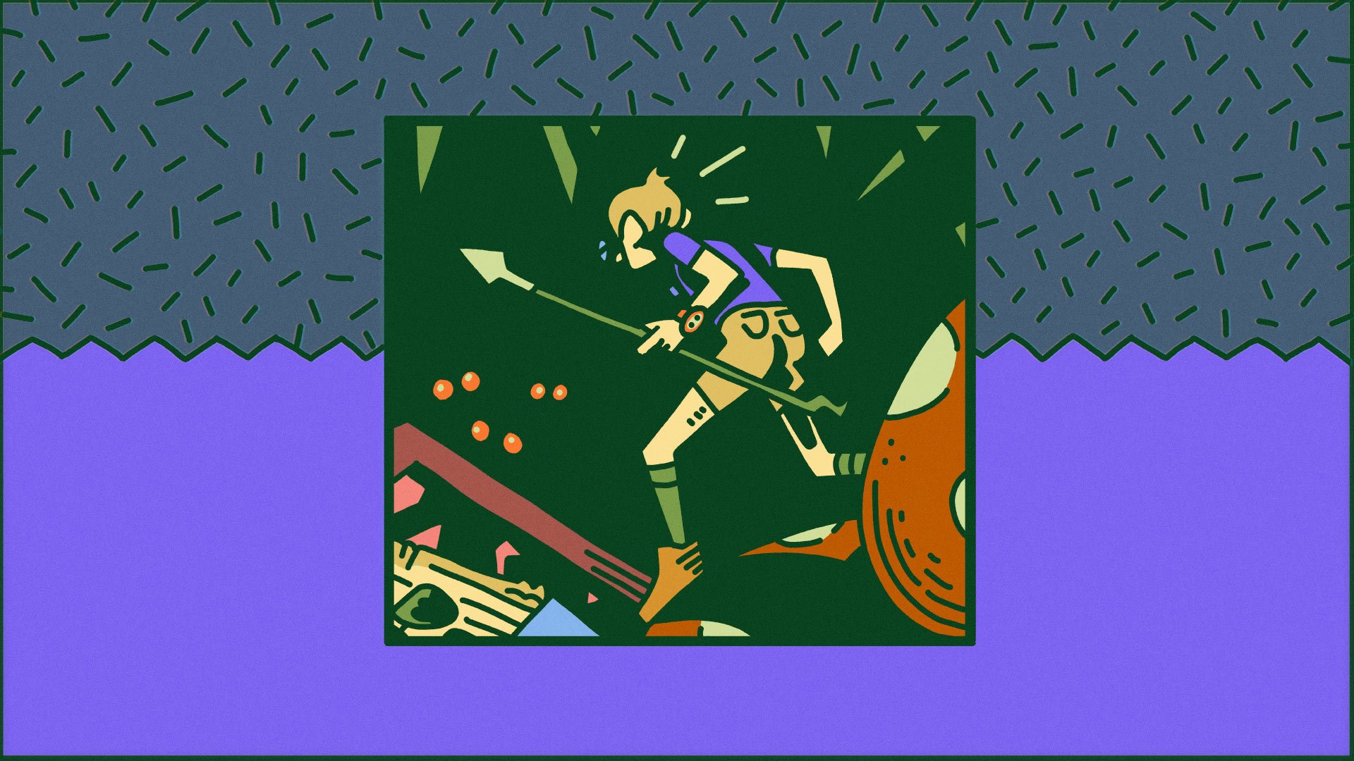 Abstract Grounded Warrior HD Wallpaper