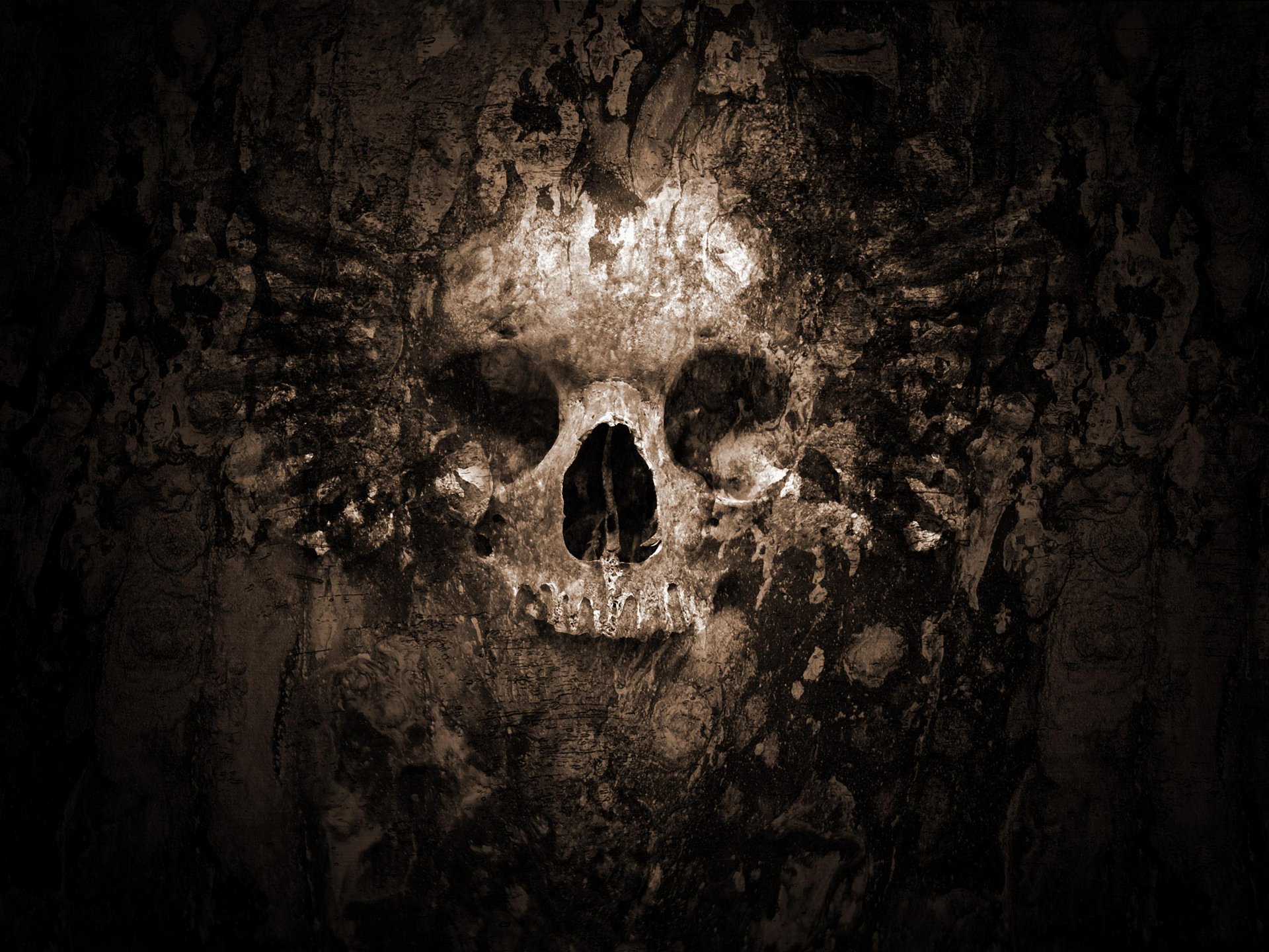 Dark Skull 4K Ultra HD Wallpaper