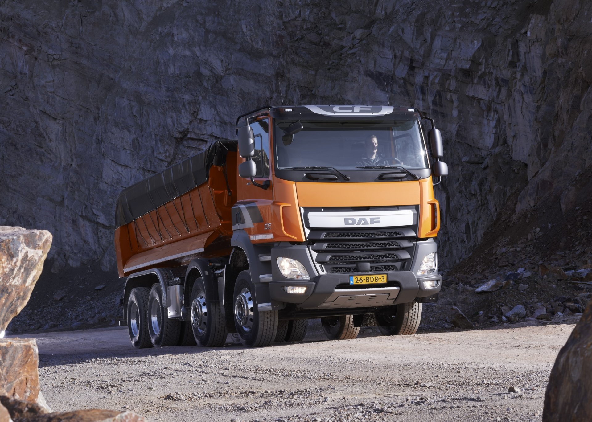 Download DAF CF 460 FAD Dump Truck Vehicle DAF HD Wallpaper