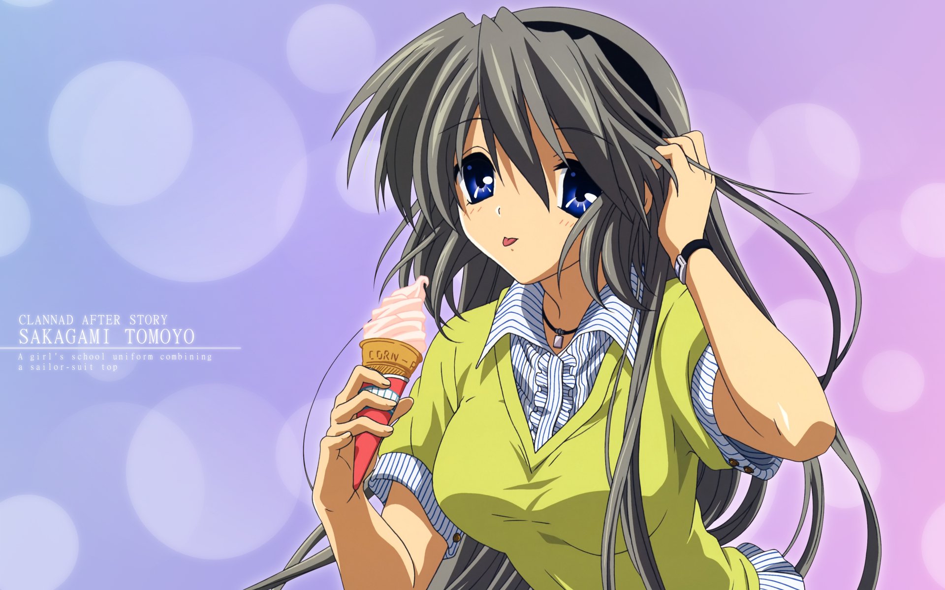 Download Tomoyo Sakagami Anime Clannad HD Wallpaper
