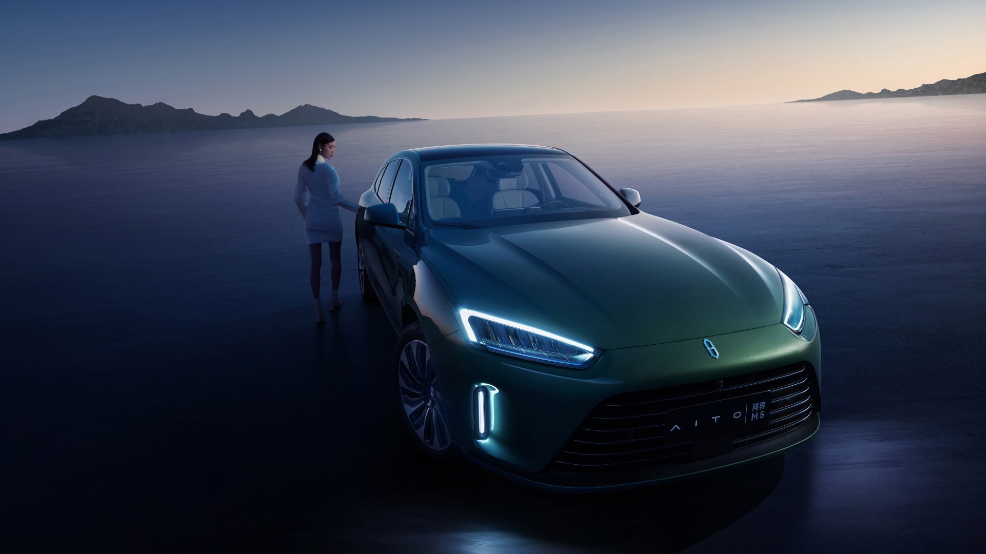 Download Vehicle AITO M5 4k Ultra HD Wallpaper