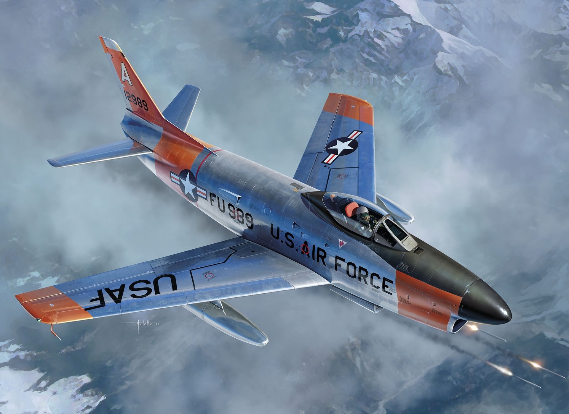 Download Military North American F-86D Sabre HD Wallpaper