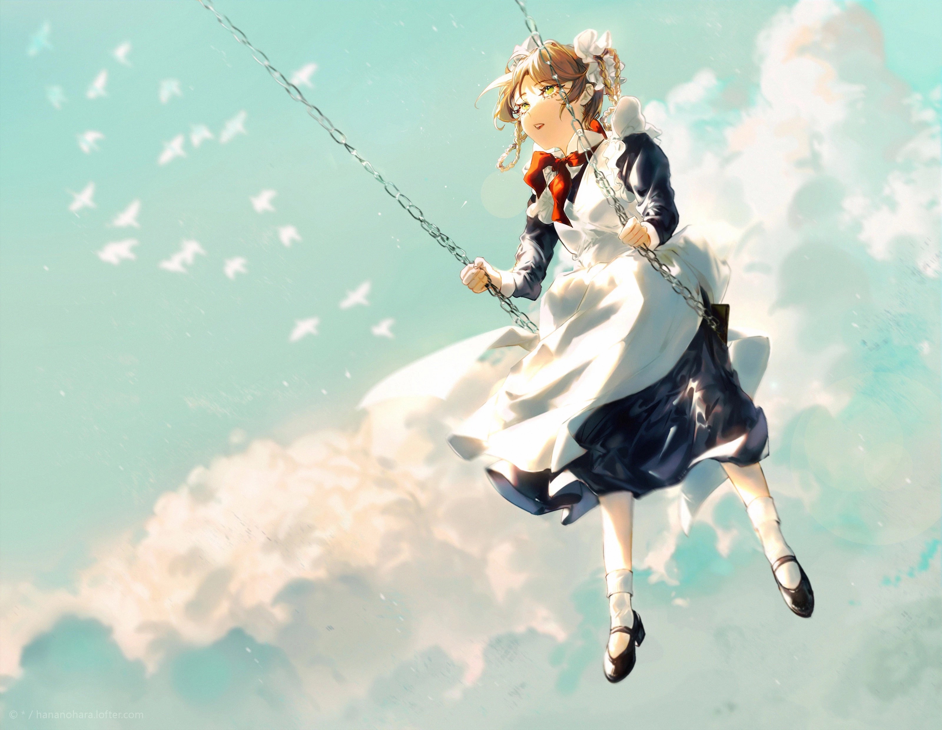 Download Maid Anime Girl Anime Girl HD Wallpaper