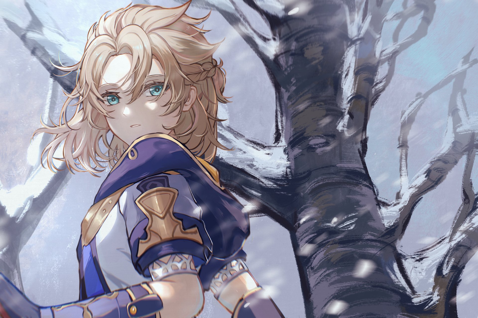 Albedo in Genshin Impact – Stunning 4K Ultra HD Wallpaper