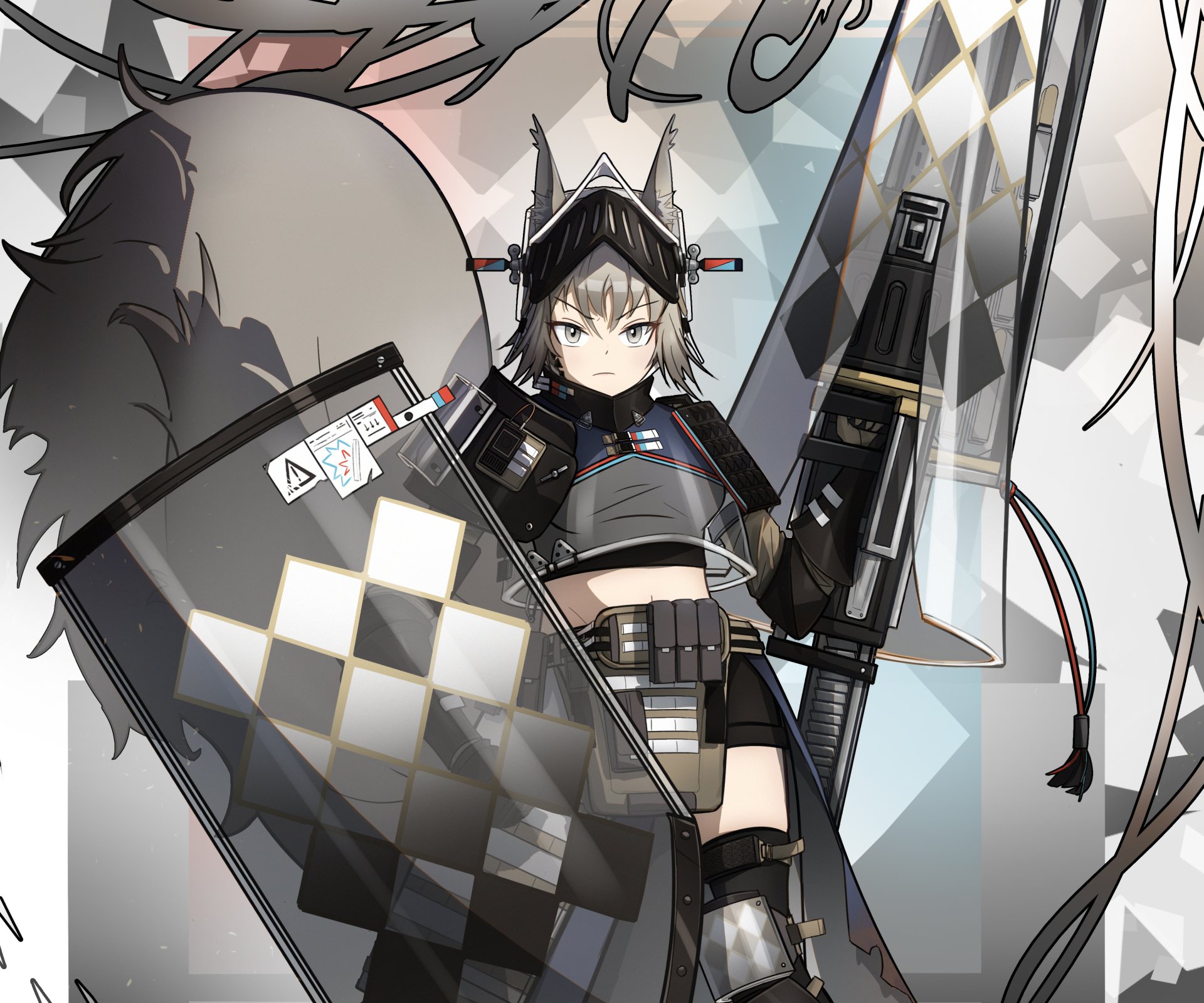 Download Ashlock (Arknights) Video Game Arknights HD Wallpaper