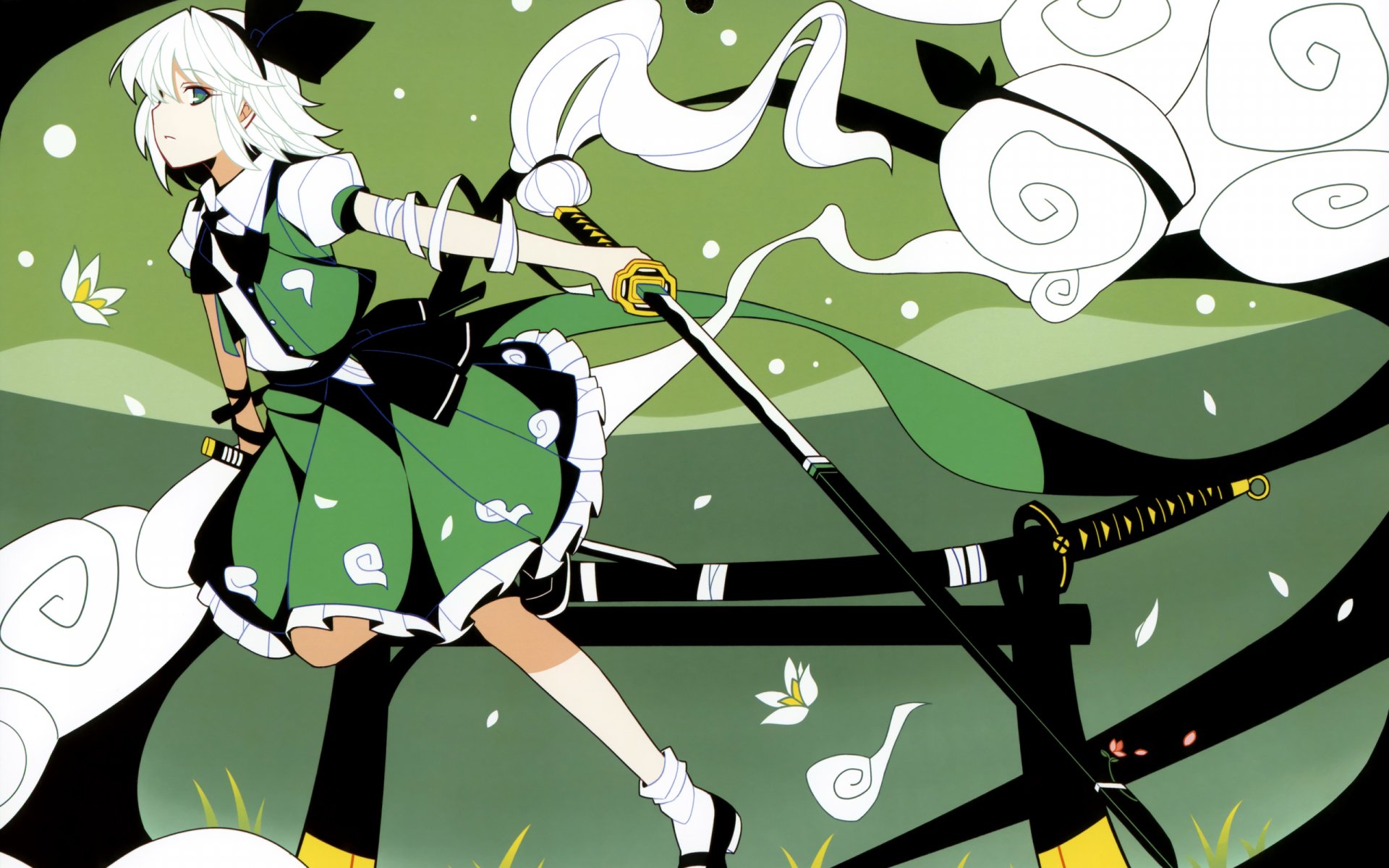 Download Youmu Konpaku Anime Touhou HD Wallpaper by Ideolo