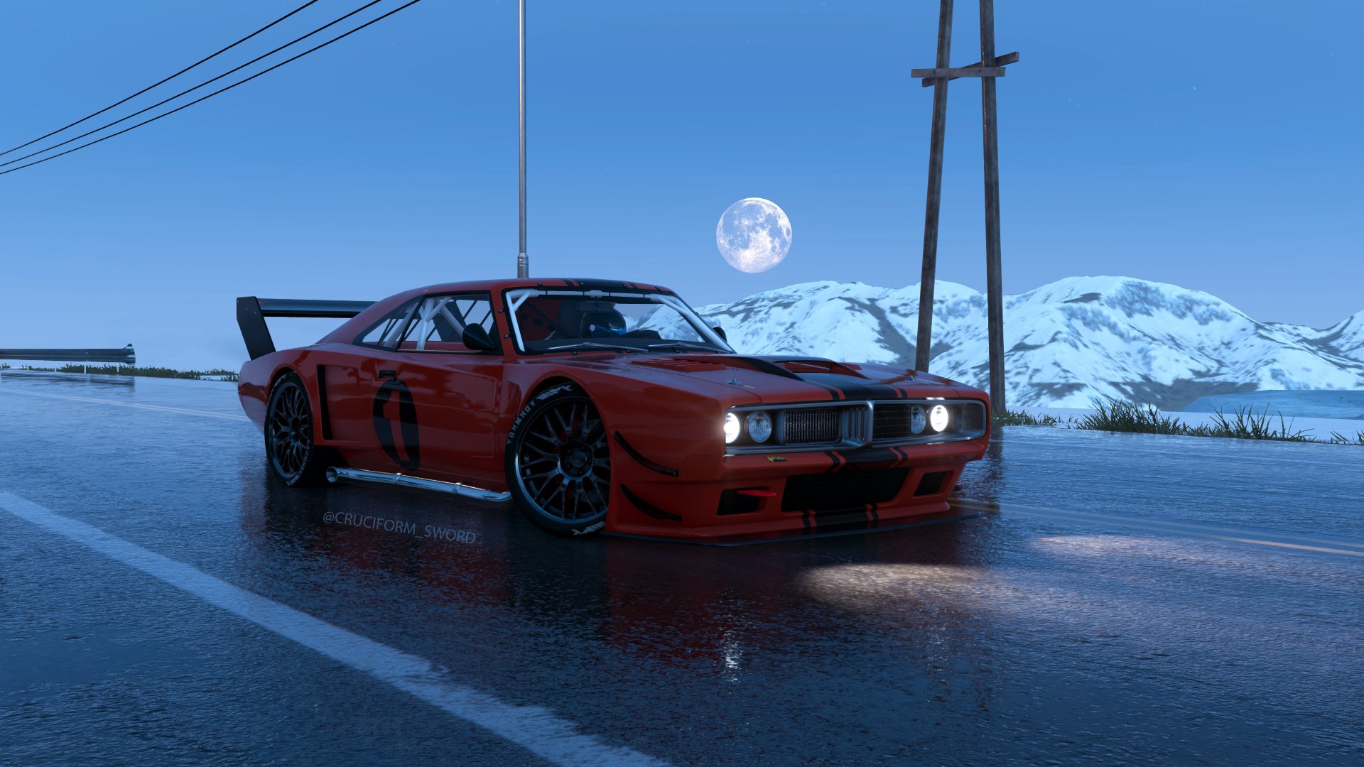 Download Dodge Challenger RT Video Game The Crew 2 4k Ultra HD Wallpaper