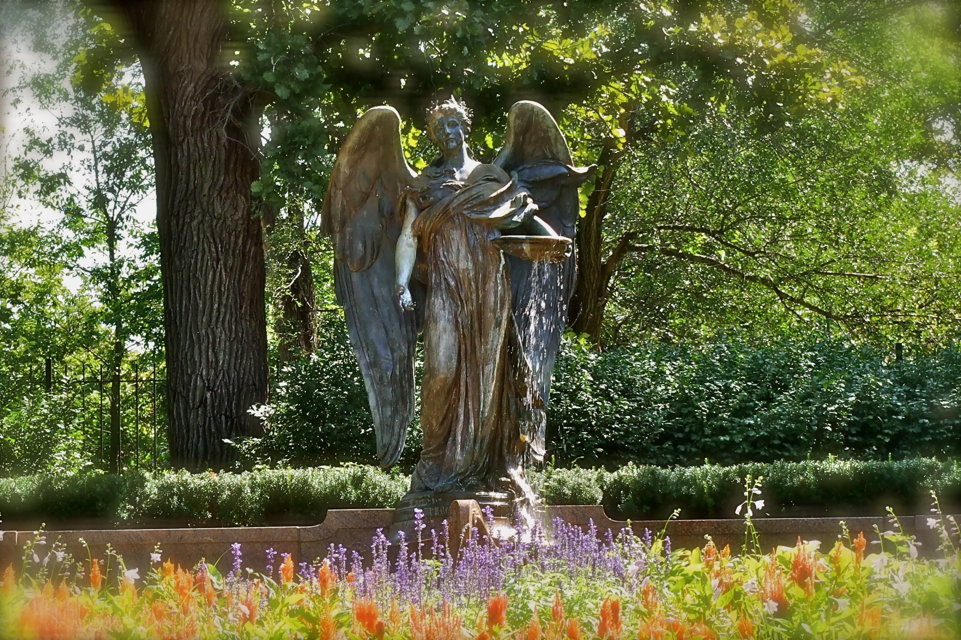 Download Statue Man Made Angel Statue HD Wallpaper | 2722x1815 ...