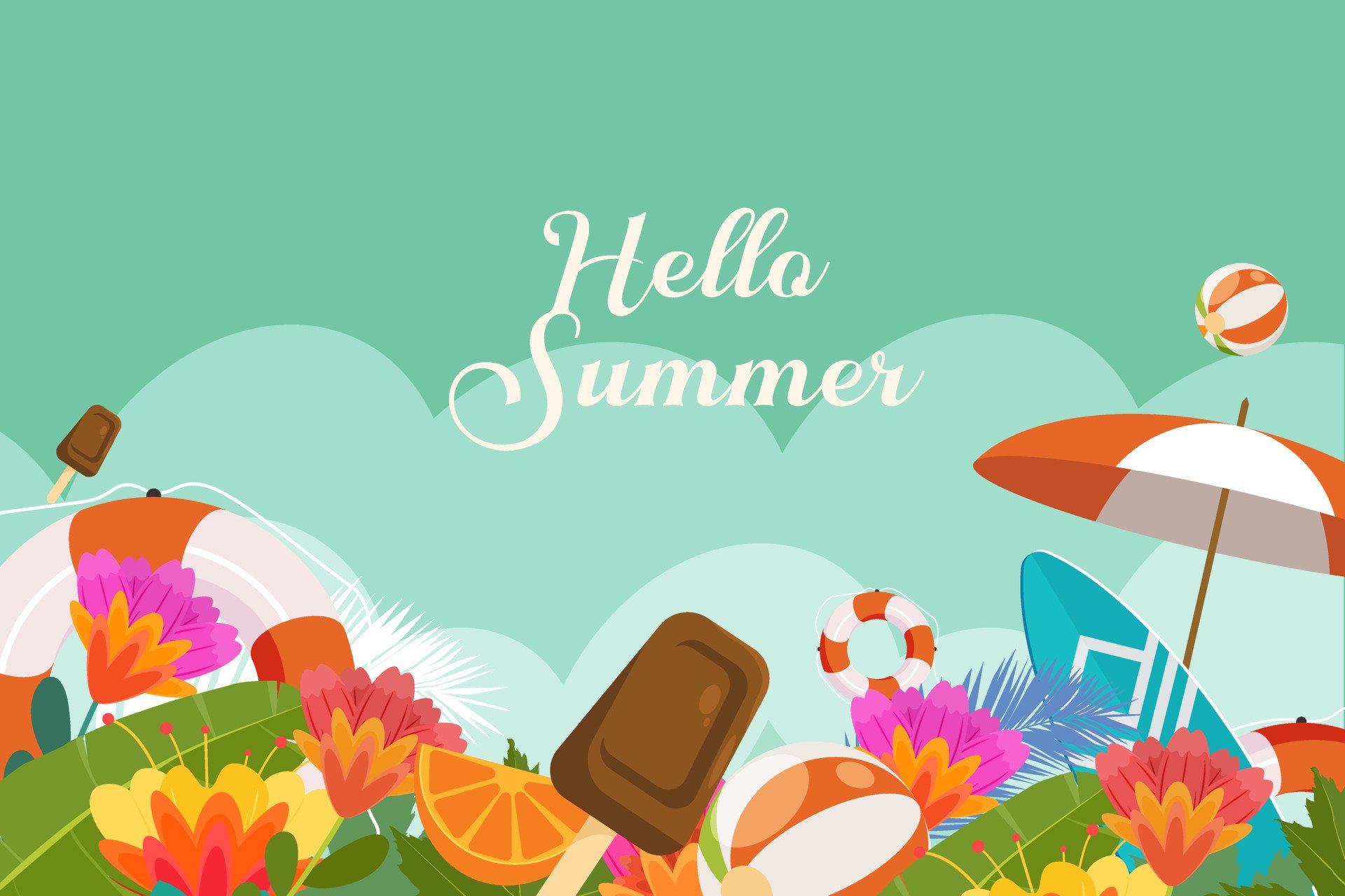 Download Artistic Summer HD Wallpaper