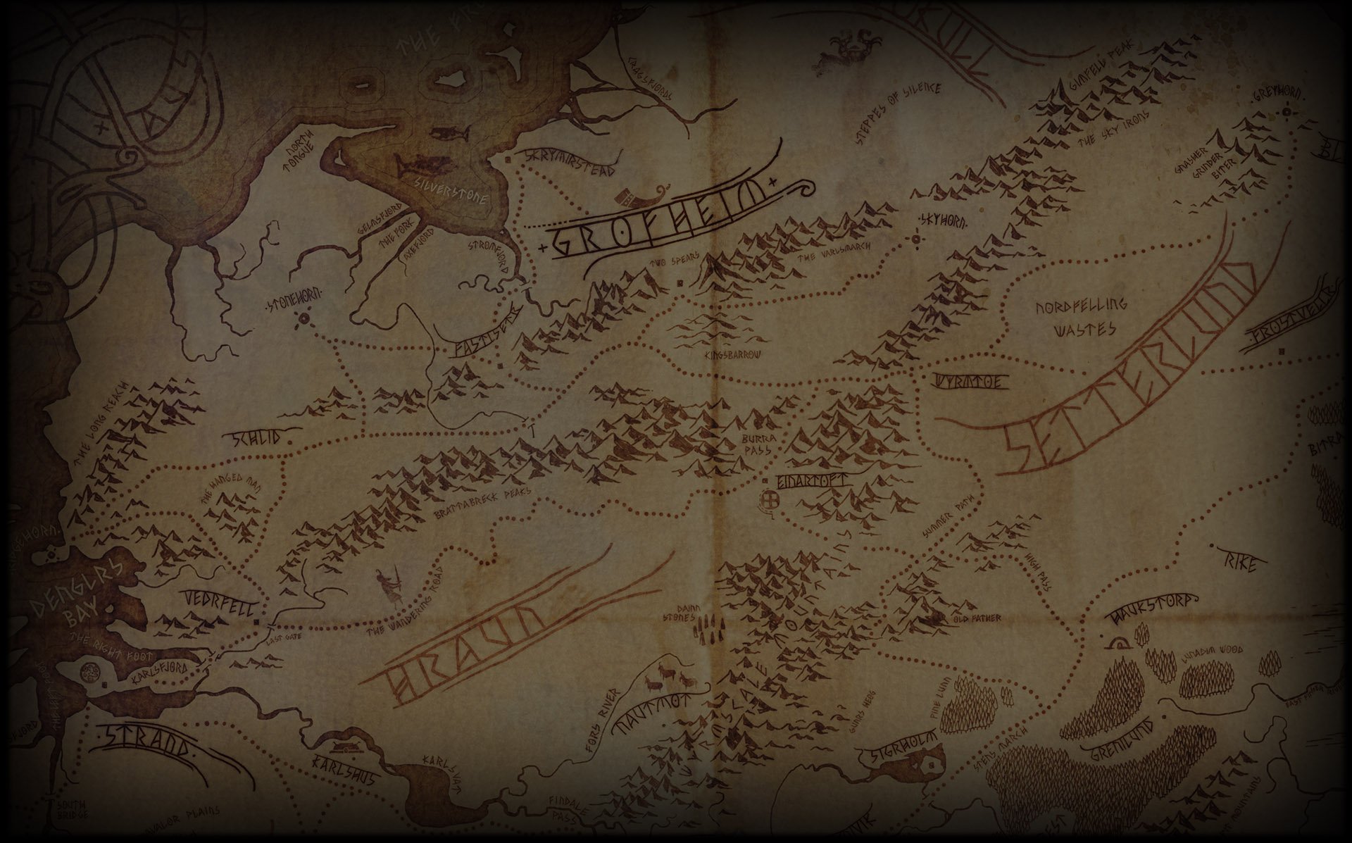 Download Map Video Game Banner Saga HD Wallpaper