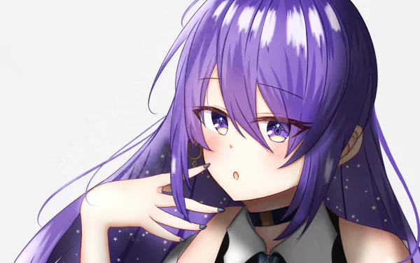 Download Hololive Moona Hoshinova Anime Virtual Youtuber HD Wallpaper