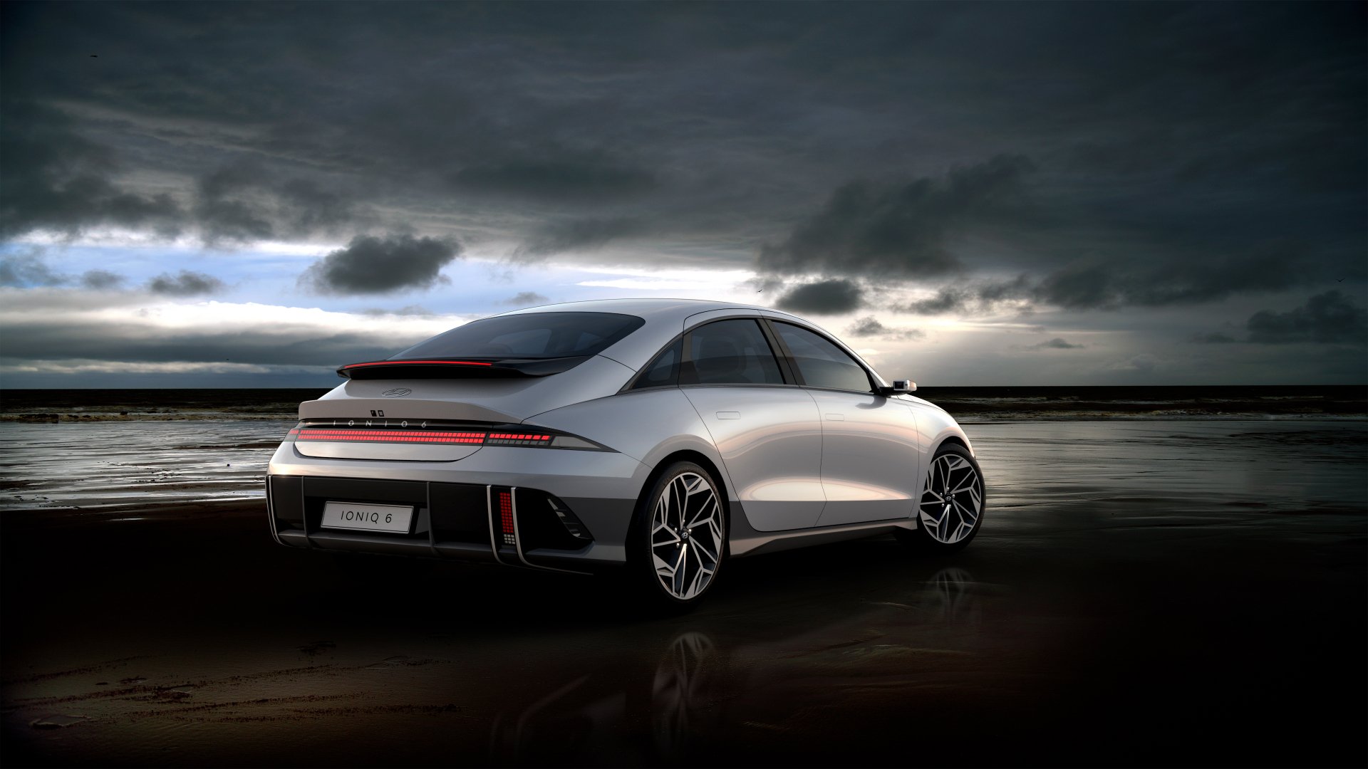 Download Vehicle Hyundai IONIQ 6 4k Ultra HD Wallpaper