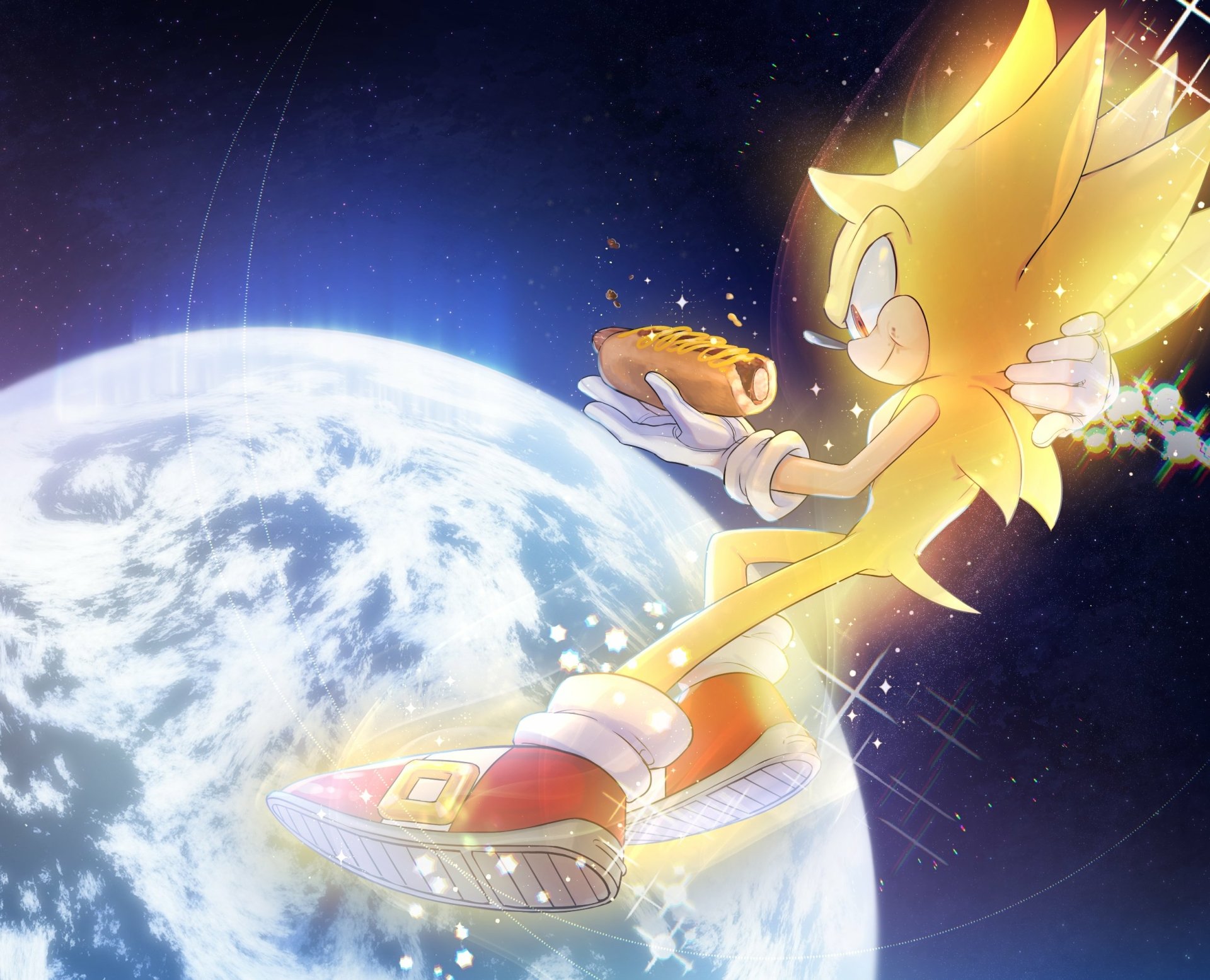 Download Super Sonic Video Game Sonic The Hedgehog HD Wallpaper by nisibo25