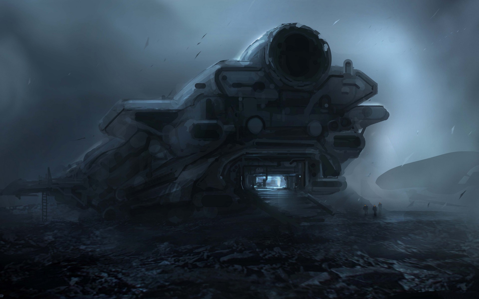 Download Sci Fi Spaceship HD Wallpaper