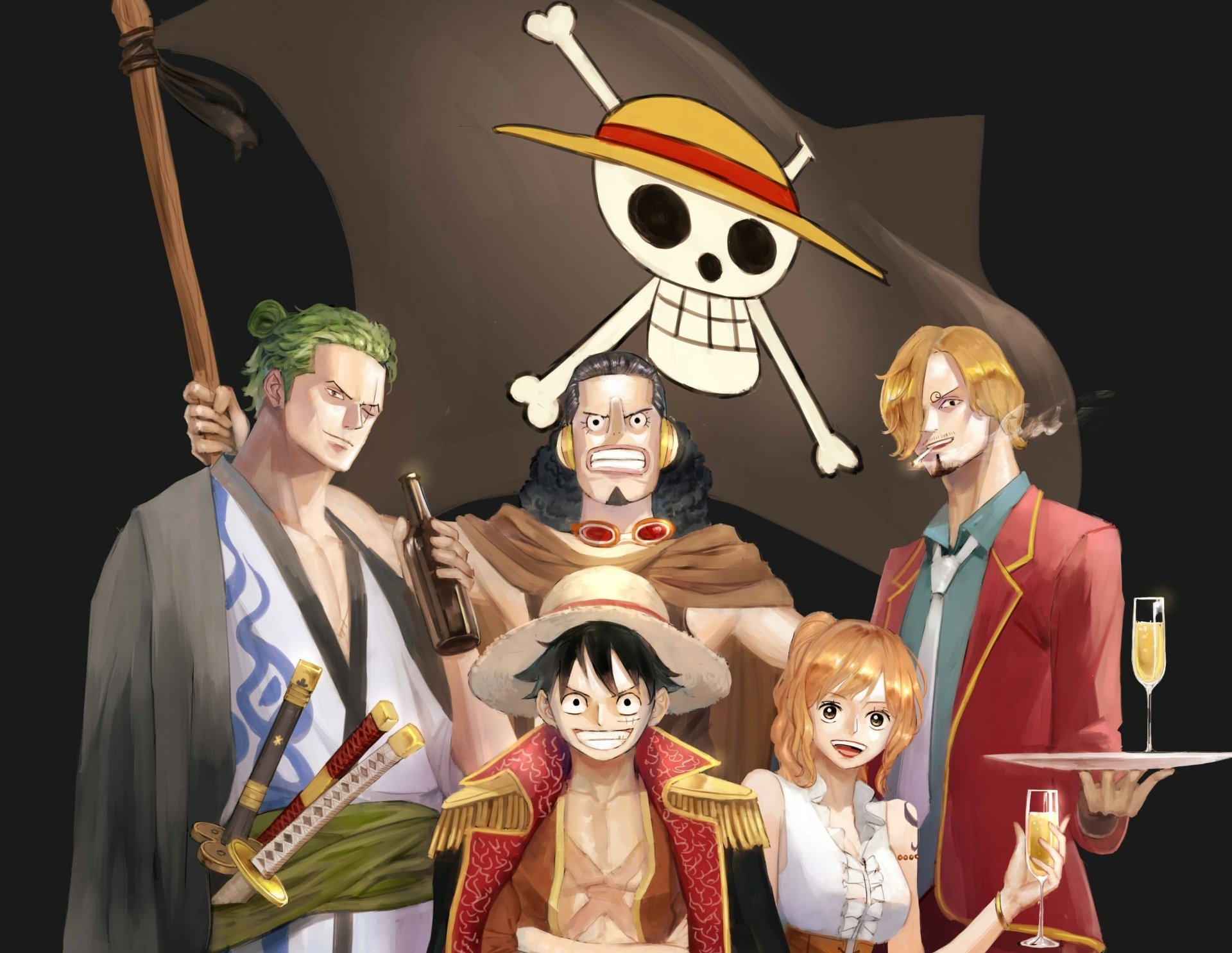 Nami Monkey D Luffy Usopp Vinsmoke Sanji Roronoa Zoro One Piece