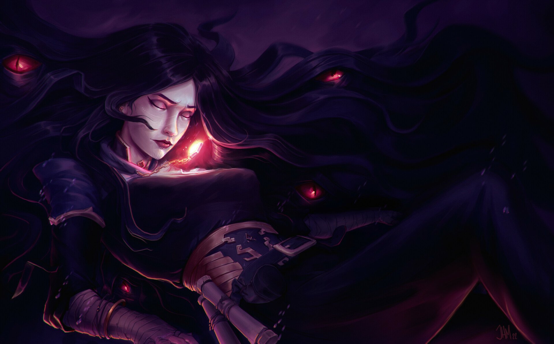 Download Fantasy Sorceress HD Wallpaper by Jesse Henao