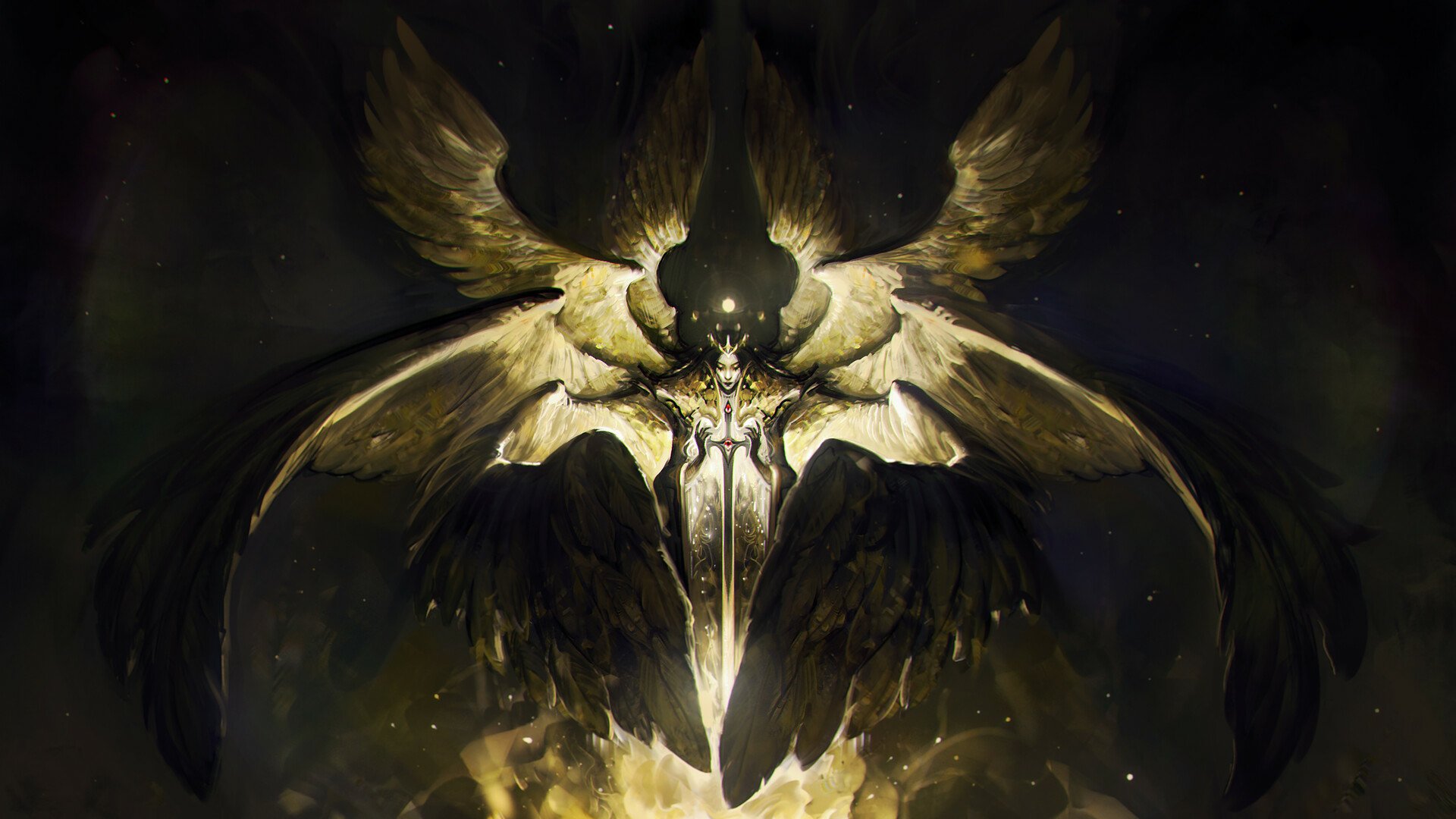 Download Fantasy Angel HD Wallpaper by F3LC4T