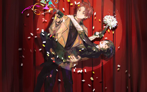 Bungou Stray Dogs: Sakunosuke & Osamu 4K Ultra HD Anime Scene