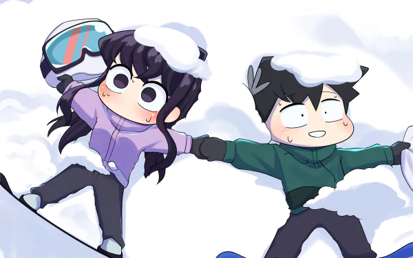 Komi-San manga panel by Durian