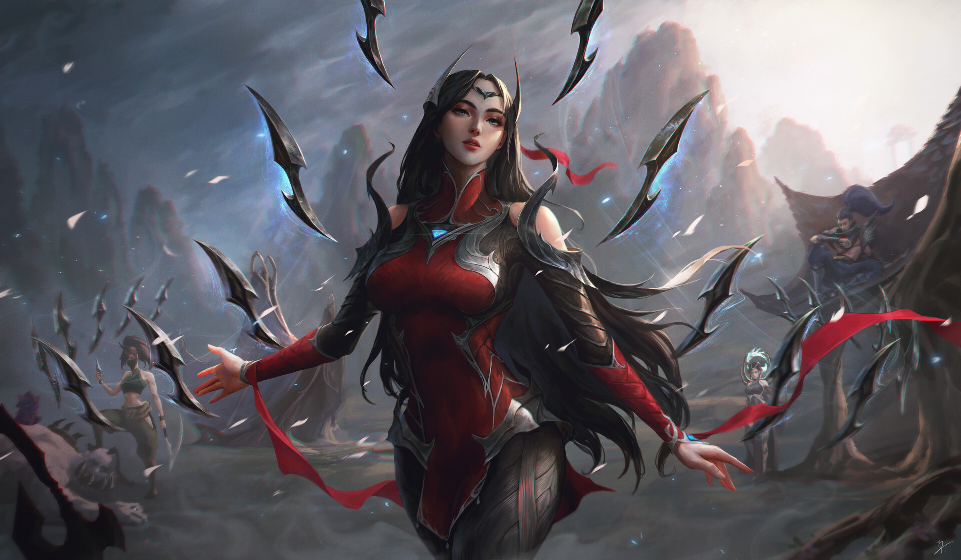 Download Irelia (League Of Legends) Video Game League Of Legends HD Wallpaper by Lor Baa