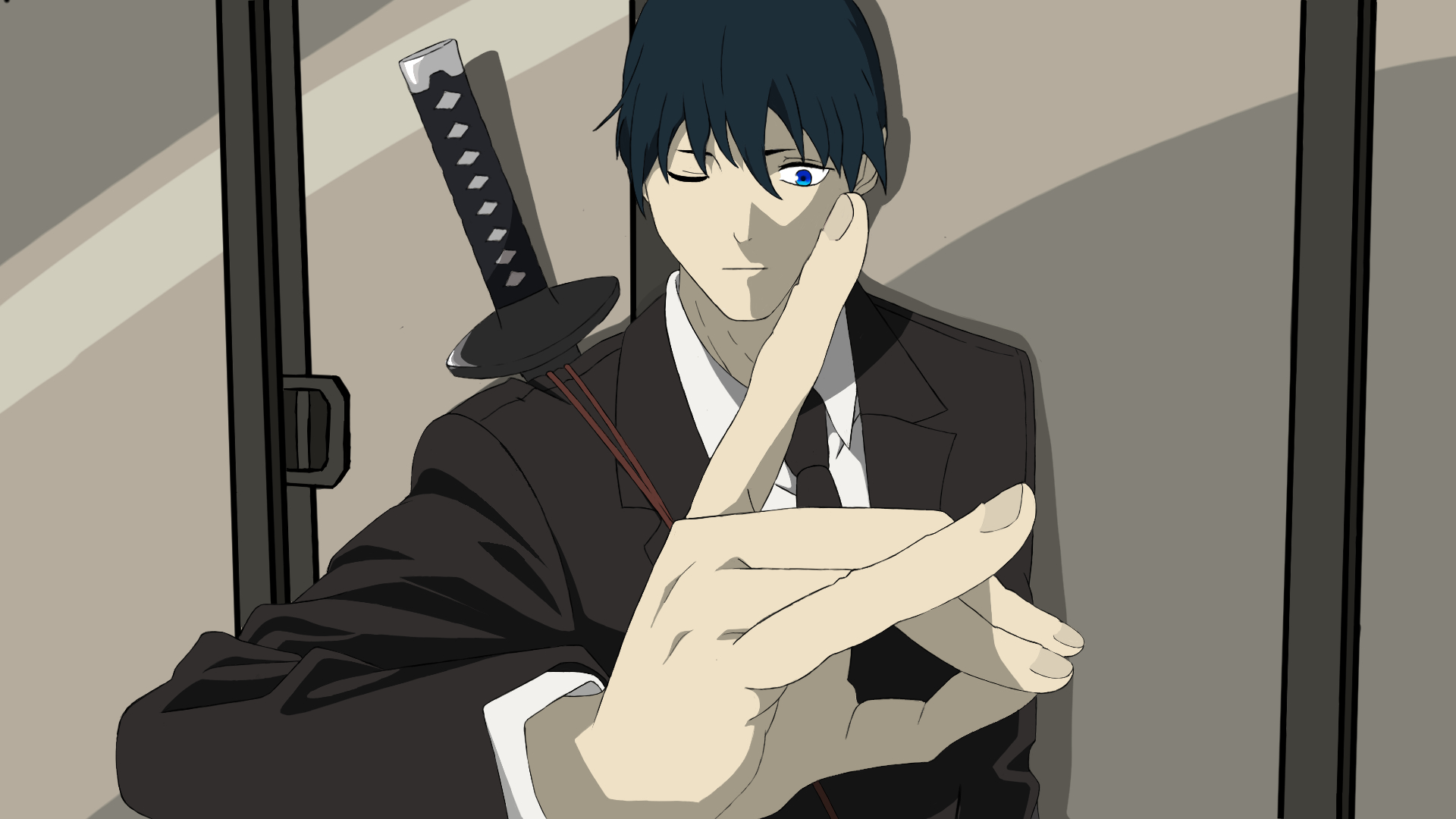 Download Aki Hayakawa Anime Chainsaw Man HD Wallpaper by ZeAnibal